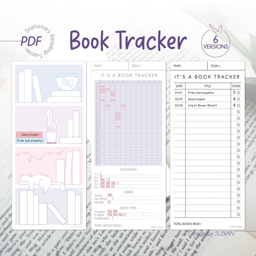 Printable Bookmark Reading Bookmark Reading Log Tracker Reading Tracker ...