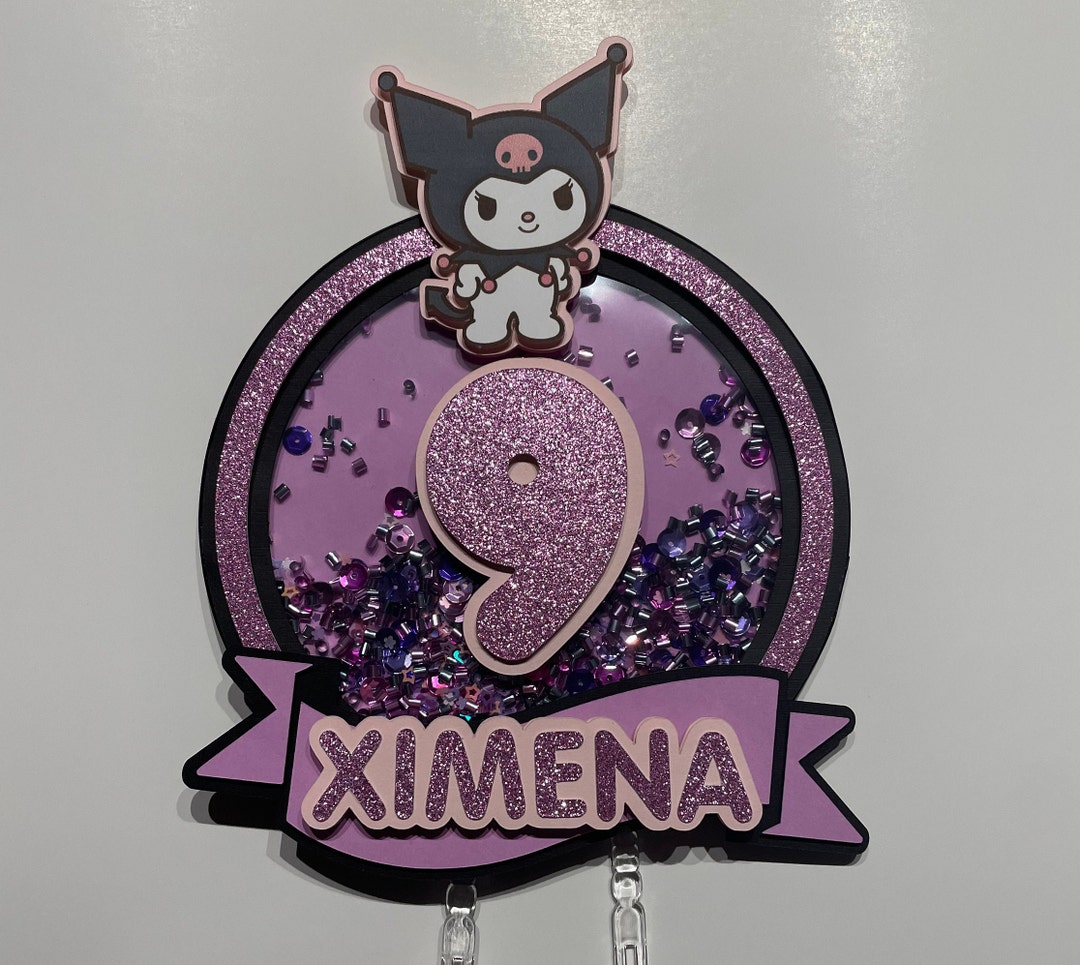 Kuromi Cake Topper Shaker - Etsy