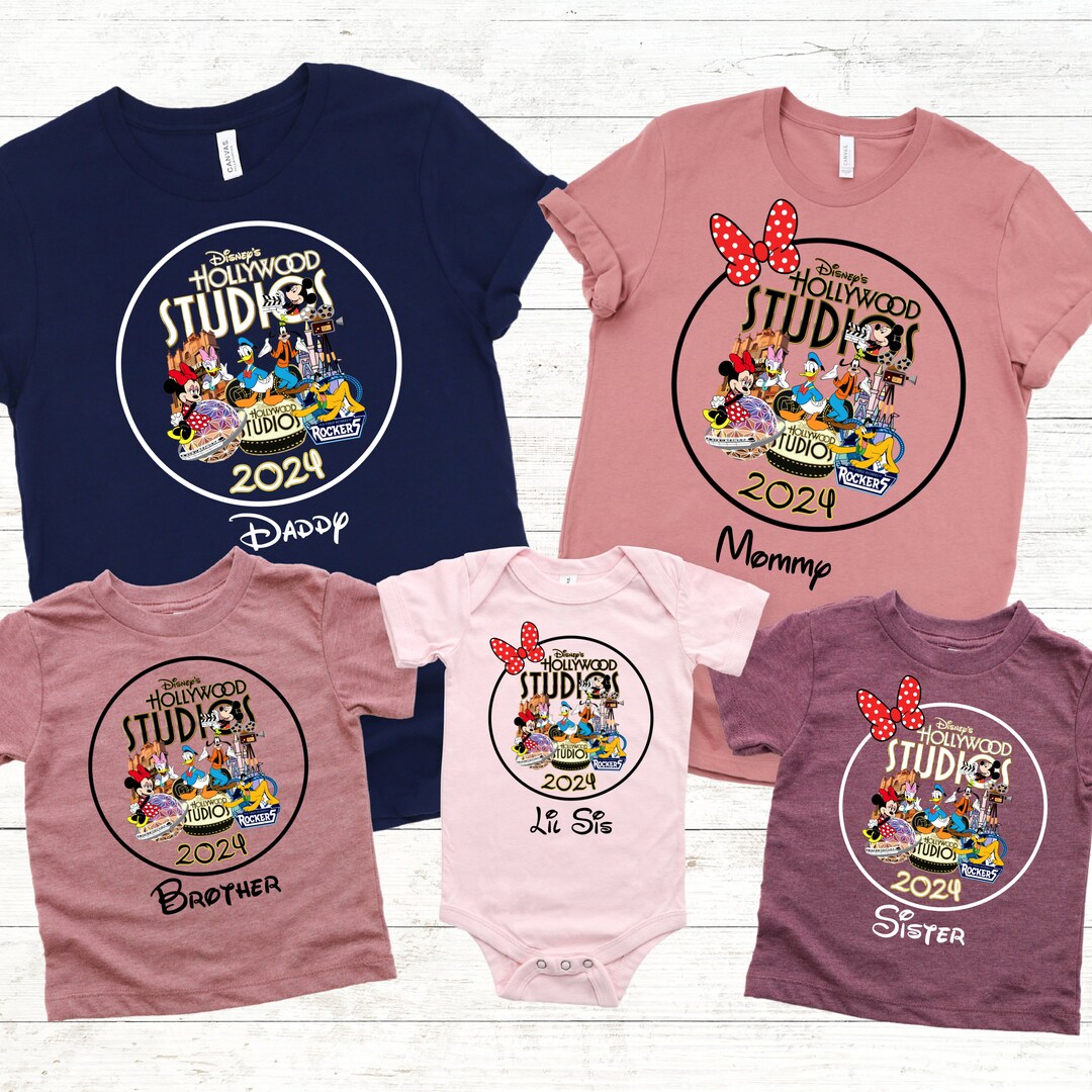 Custom Disney Hollywood Studios Shirt, Disneyland Shirts, Disney ...