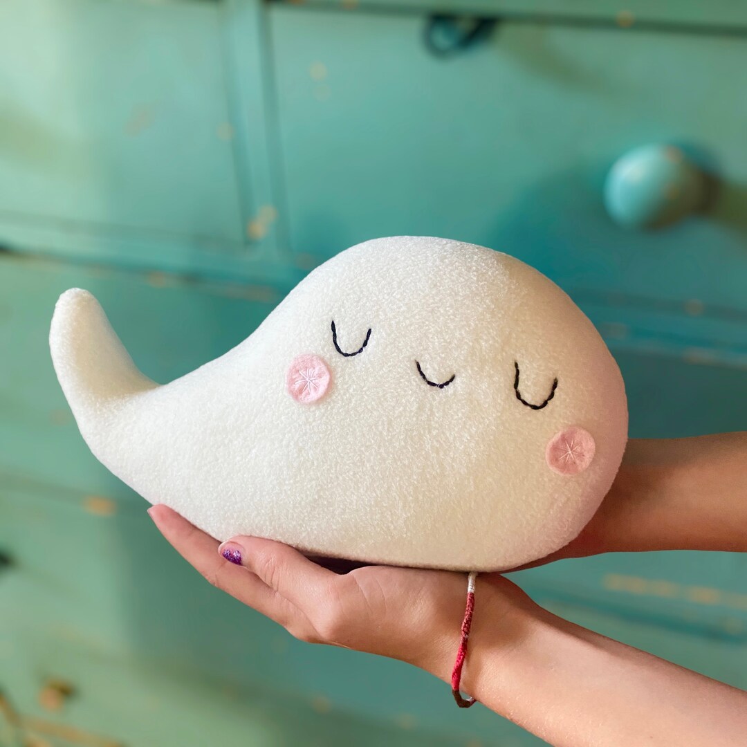 Ghost Plushie Cute Kawaii Plush Ghost Stuffie - Etsy