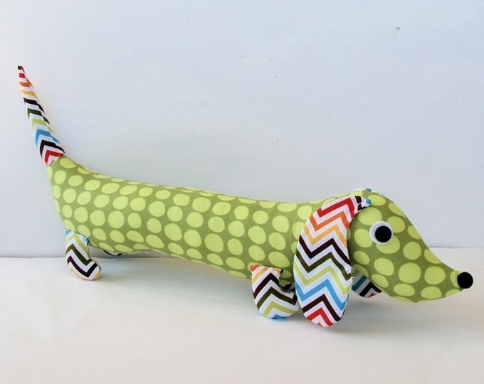 Stuffed Weiner Dog Plush Dachshund ENZO - Etsy