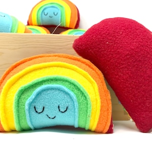 Mini Rainbow Plush, Rainbow Toy for Baby, Unique Gift for Kids, Kids ...