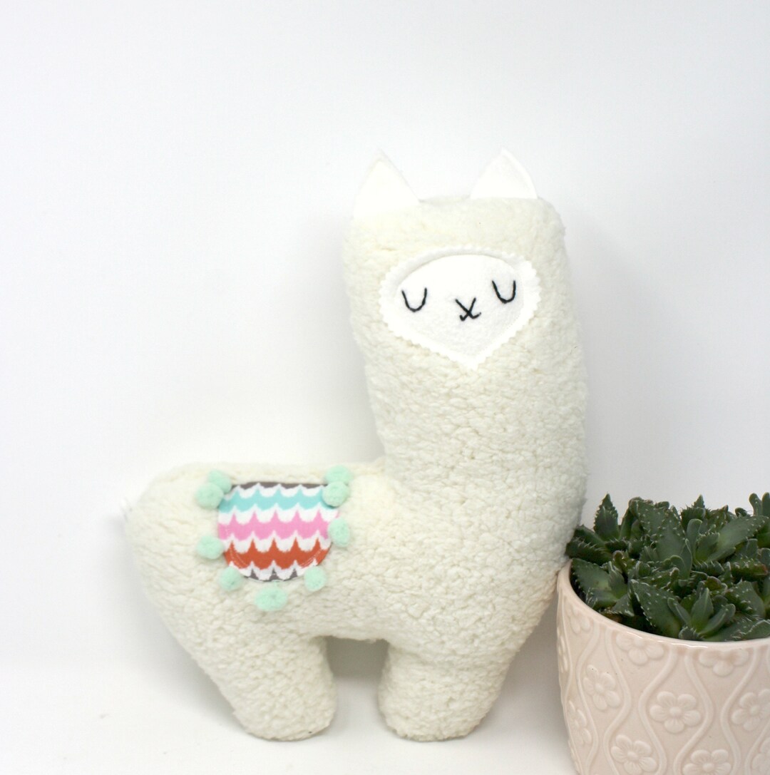 Stuffed Llama Plush Llama Llama Stuffie New Baby Gift - Etsy