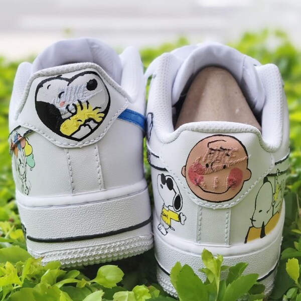 Snoopy Sneakers - Etsy