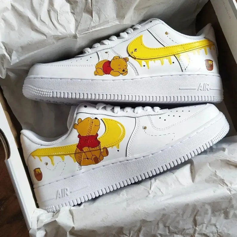 Custom Hand Painted Nike Air Force1.af1 Abstract Cartoons Street Style ...