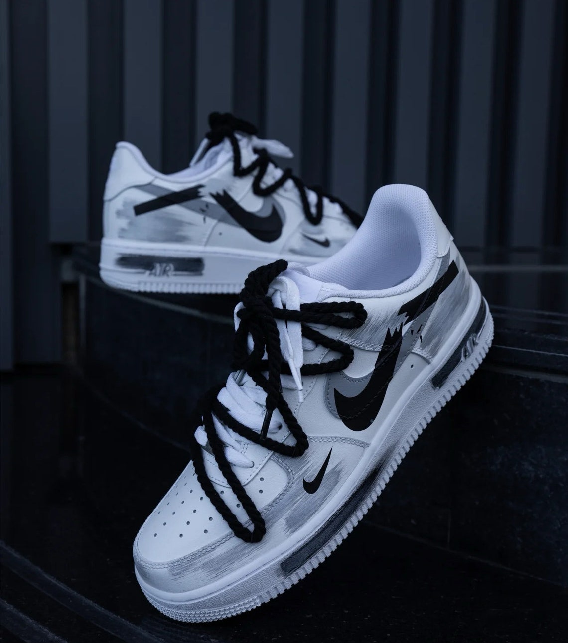 Custom Hand Painted Nike Air Force1.af1 Cartoons Street Style Anime ...