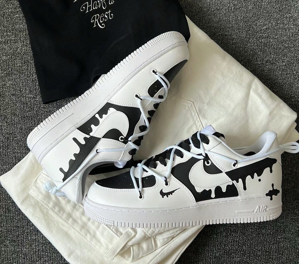 Custom Hand Painted Air Force 1 Cartoons Street Style Customised Anime ...
