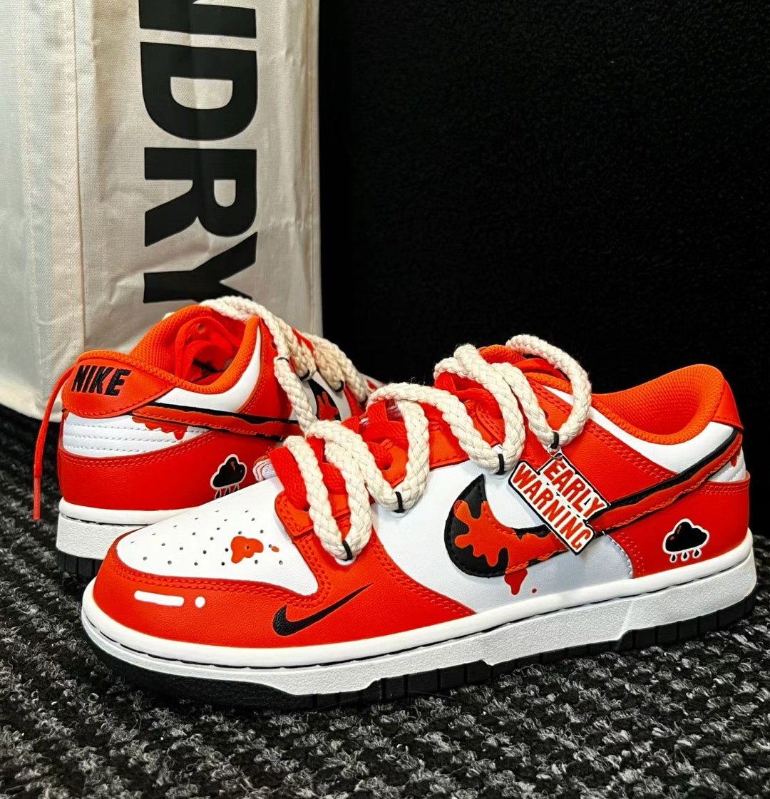 Custom Hand Painted Nike Dunk Cartoons Street Style Customised Anime ...