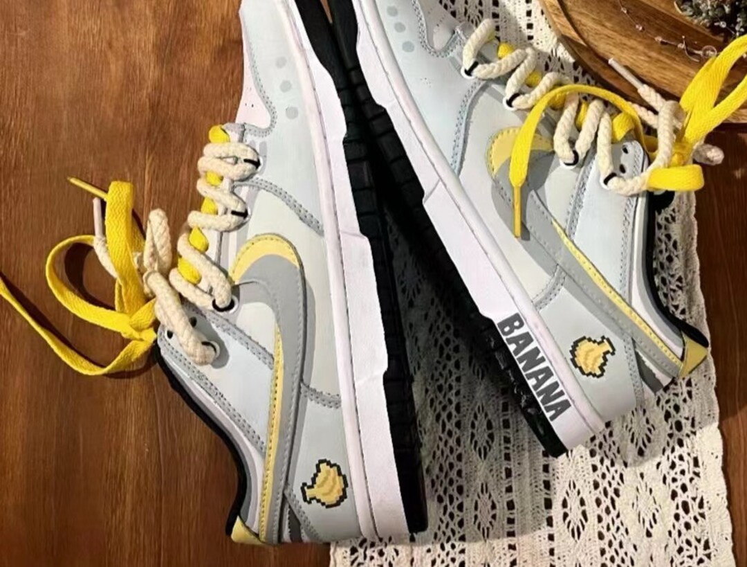 Custom Hand Painted Dunk Cartoons Street Style Customised Anime Wedding ...