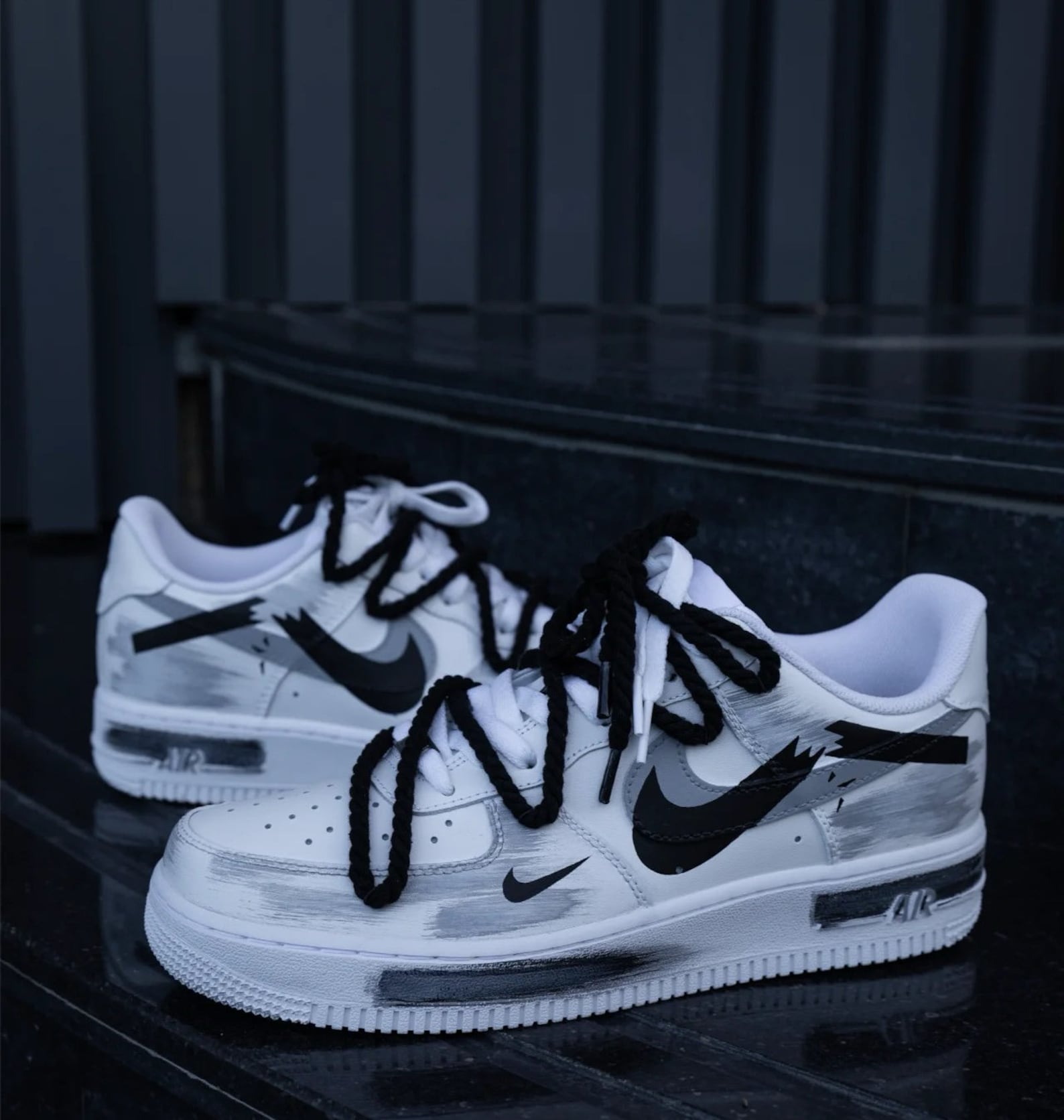 Custom Hand Painted Nike Air Force1.af1 Cartoons Street Style Anime ...