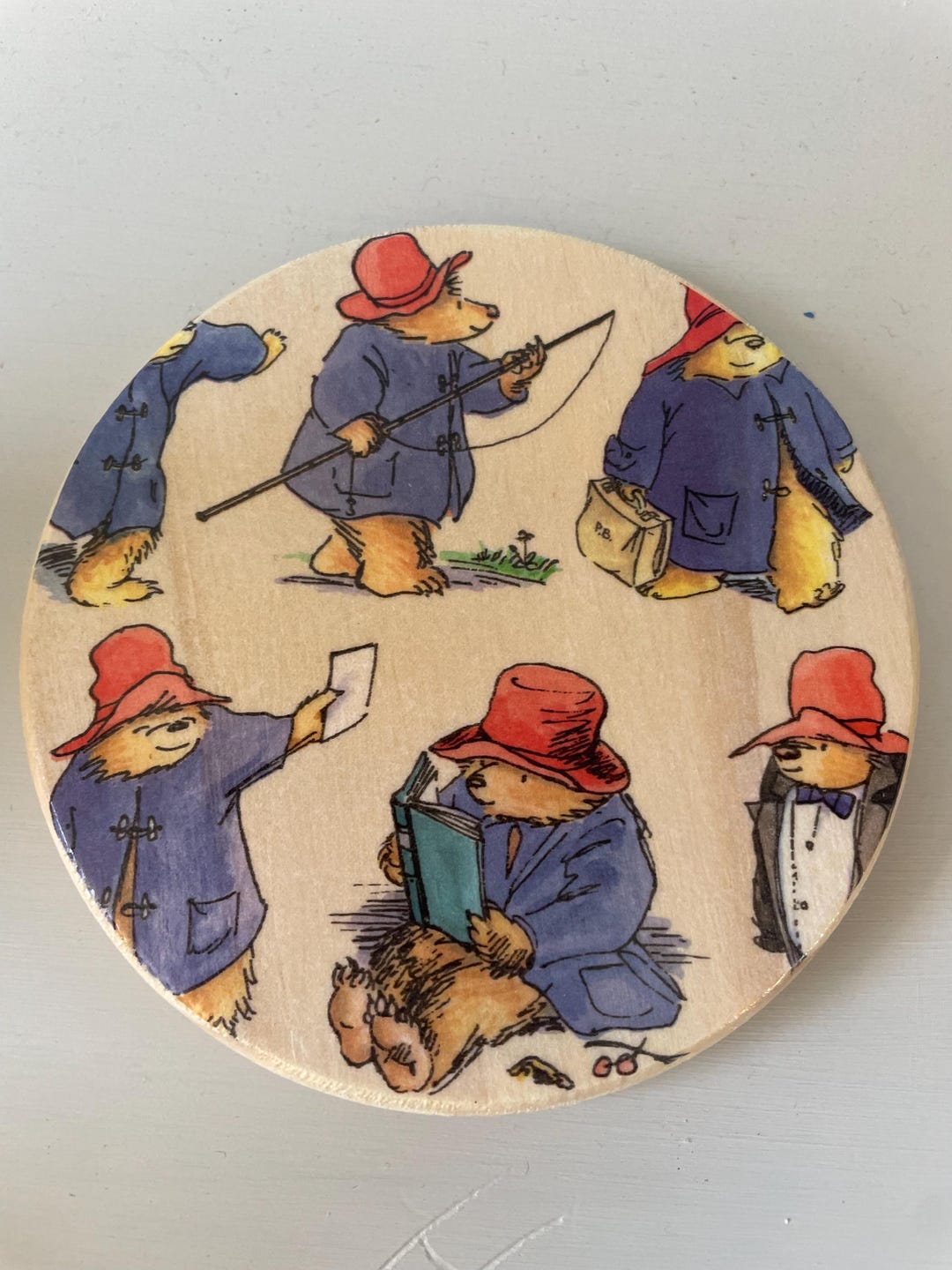 Paddington Bear Coasters. 100% Pine Coasters. Share a Cuppa With ...