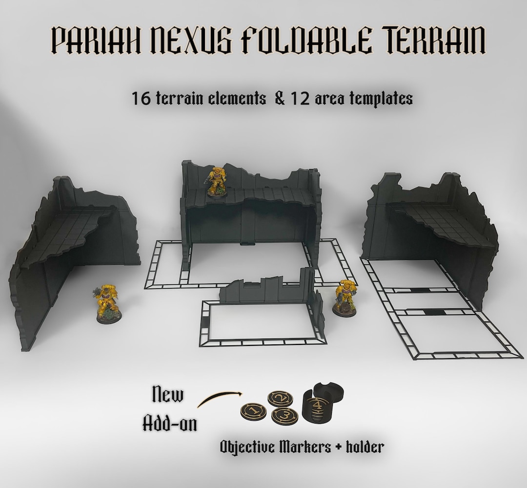 Foldable GW Tabletop Terrain | Pariah Nexus Terrain | WH40K Wargame ...