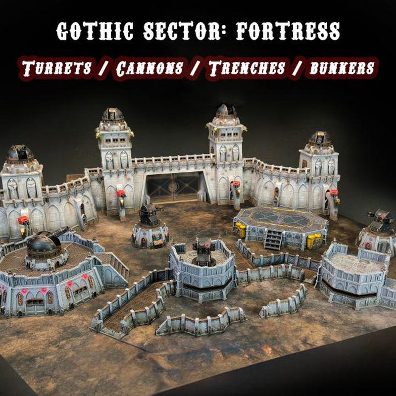 Gothic Fortress Terrain - Etsy