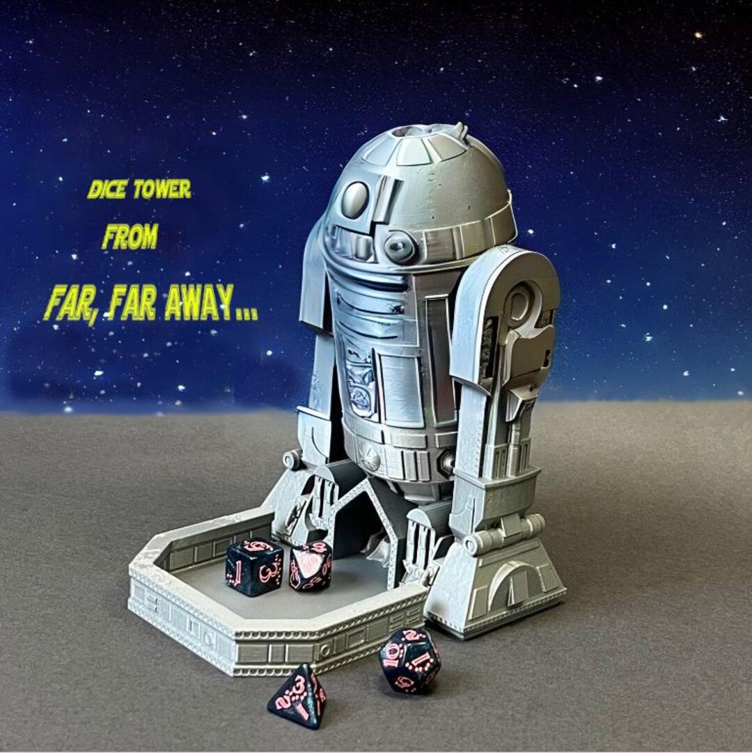 The Droid Dice Tower | Dungeons and Dragons Gifts | Gaming Accessory ...