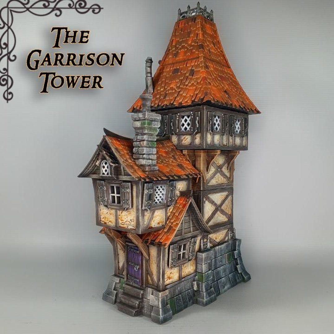 Medieval Town Building | Tabletop Terrain 28mm | Dungeons and Dragons ...