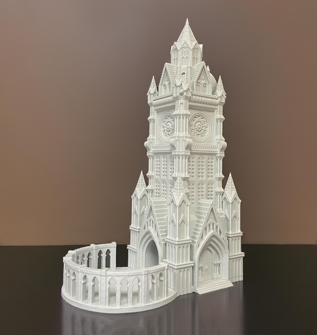 Cathedral Dice Tower: 3D Printed Dungeons and Dragons Accessory - Etsy