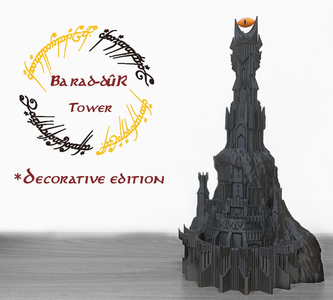 The Eye of Darkness Replica Tower Barad Dur Sauron Dark Tower Decor ...