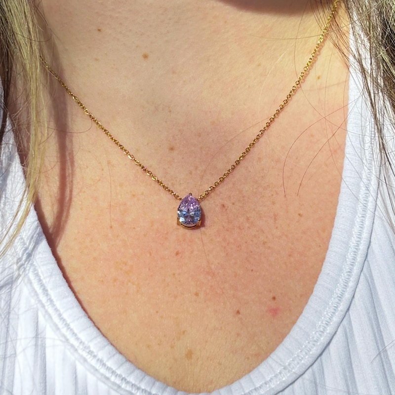 June Birthstone Necklace - Etsy
