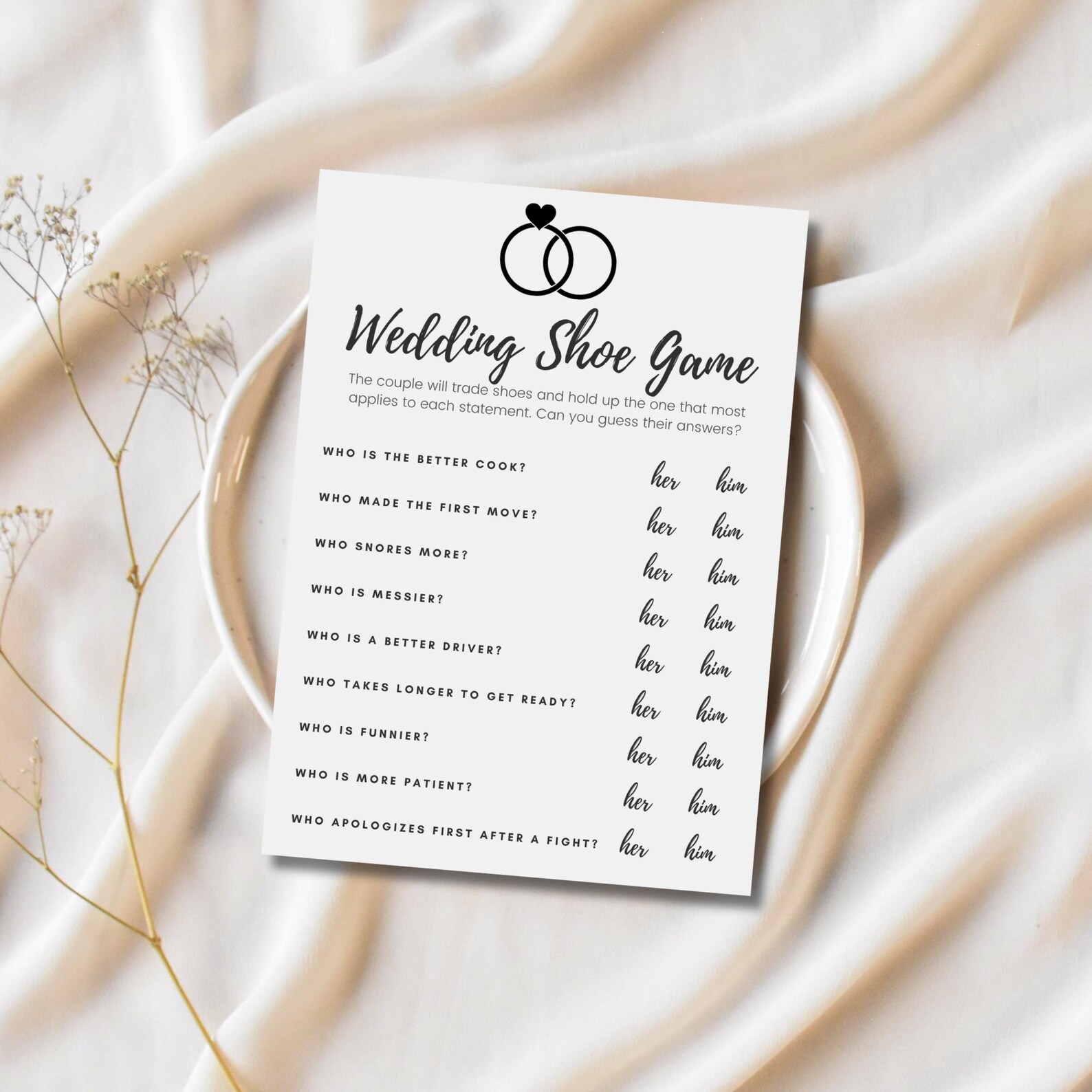 Printable BRIDAL SHOWER Game Bundle - Etsy