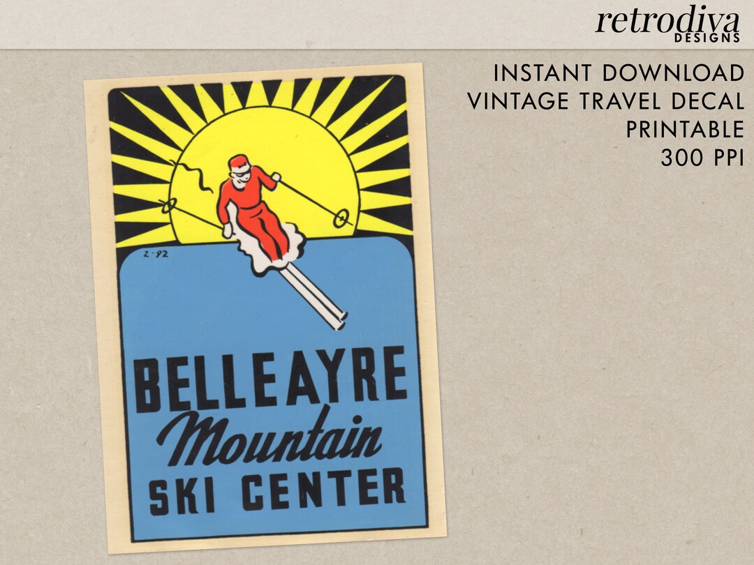 Belleayre Mountain Ski Center - Catskill Park - NY - Vintage Travel ...
