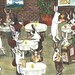 At the Restaurant - Fine Art Print - Rabbit Art Illustration, Cafe Art ...
