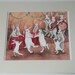 Large Print Dancing Rabbits Fine Art Rabbit Painting Print - Etsy
