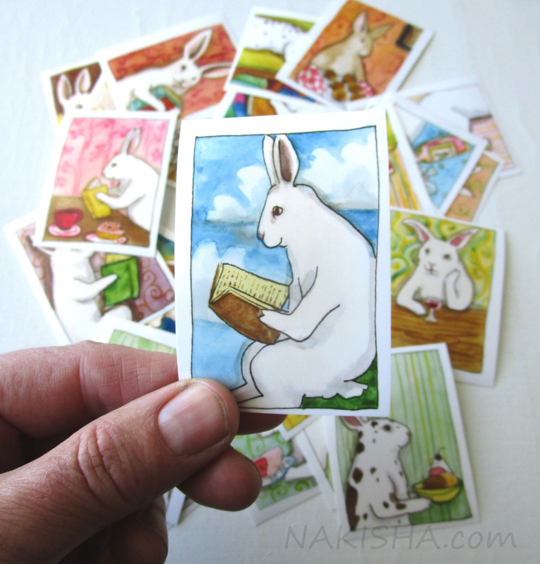 Colorful Bunny Sticker Sets - Assorted Cute Rabbit Art Stickers ...