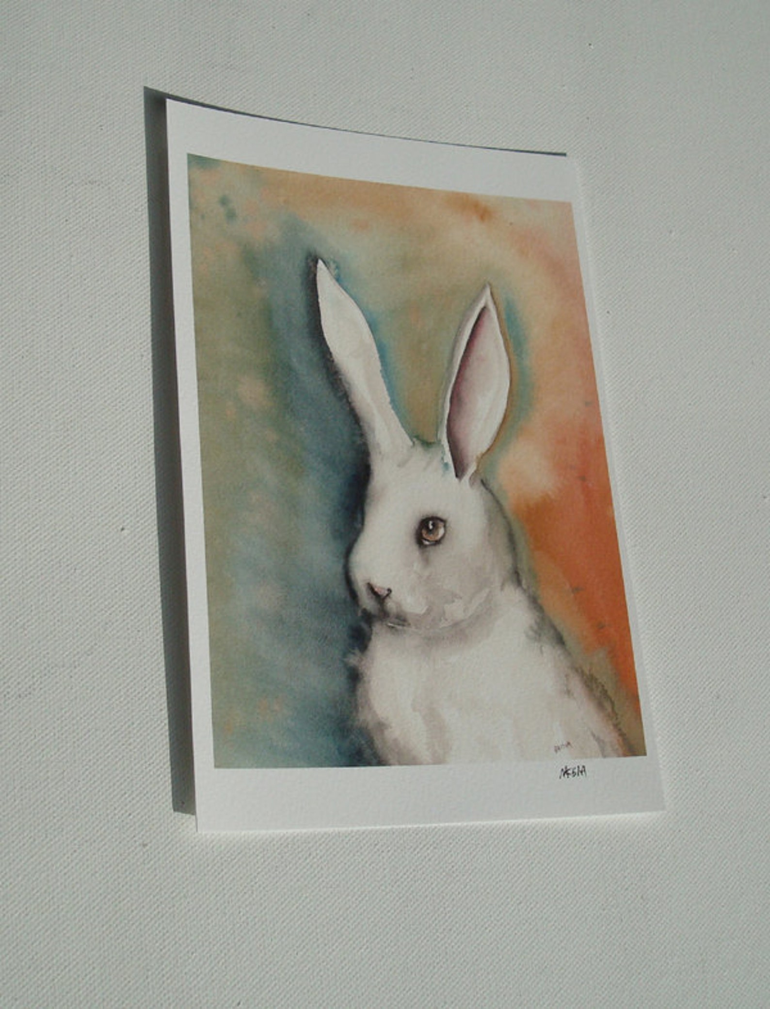 Portrait of a White Rabbit Fine Art Bunny Print - Etsy