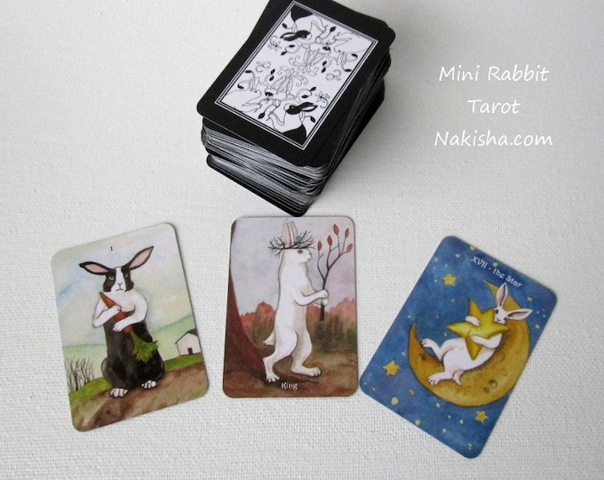 Mini Deck - the Rabbit Tarot - Art Card Deck - Etsy