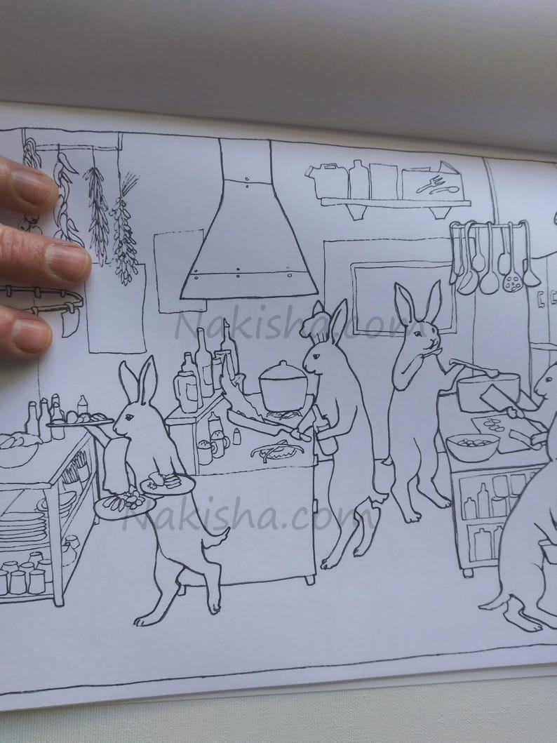 Coloring Book - Nakisha's Rabbits- 20 Unique Coloring Pages With Art by ...