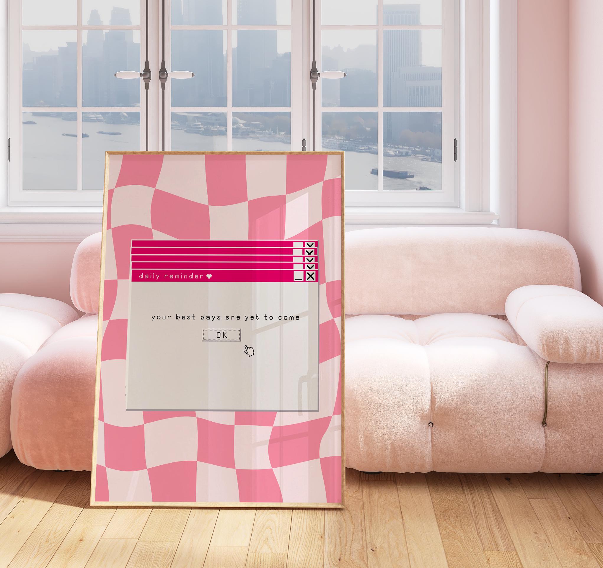 Y2K Aesthetic Wall Art, College Dorm Wall Printable, Dopamine Decor ...