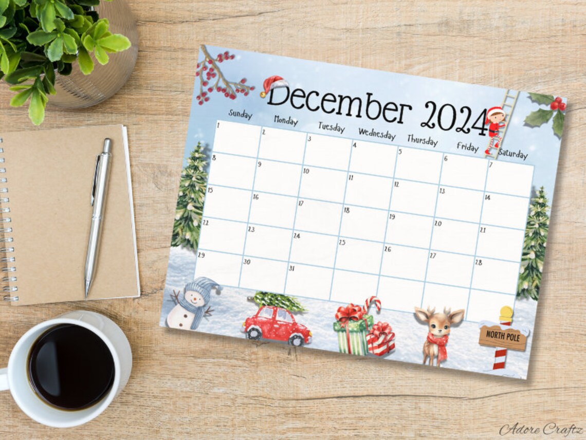 2024-2025 School Year Calendars, Editable and Printable, Kids Schedule ...