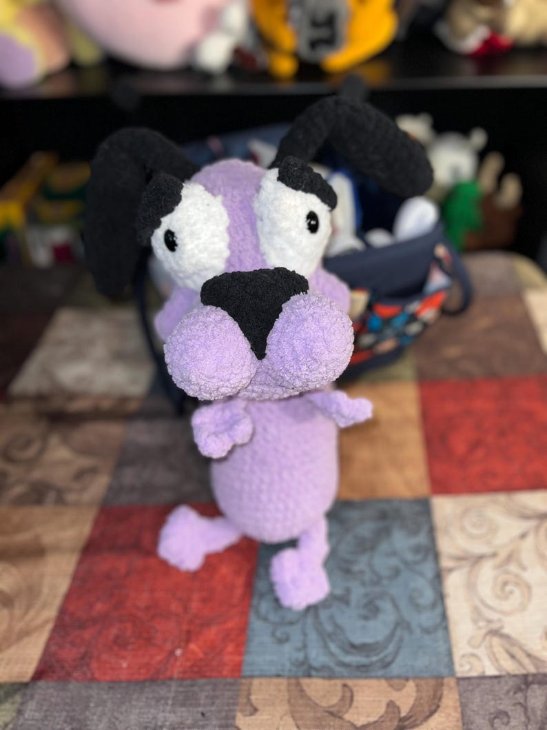 Courage the Cowardly Dog Plush - Etsy