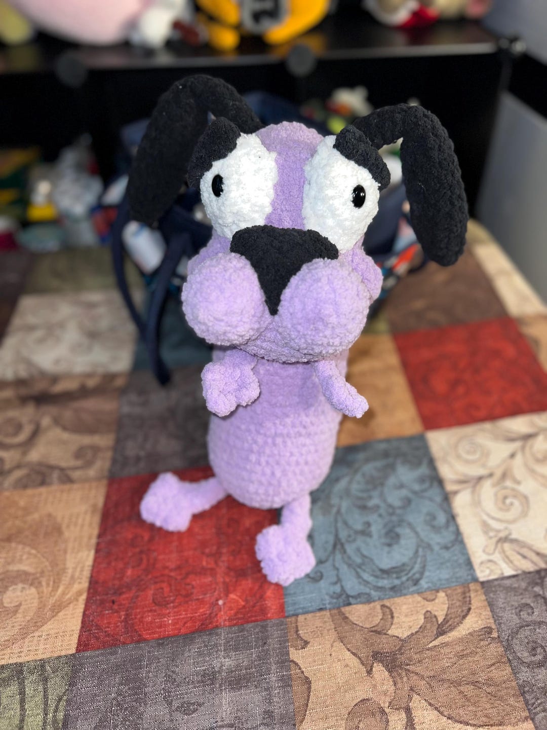 Courage the Cowardly Dog Plush - Etsy