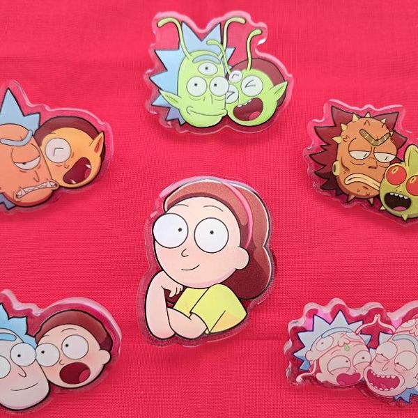 Rick and Morty Pin - Etsy