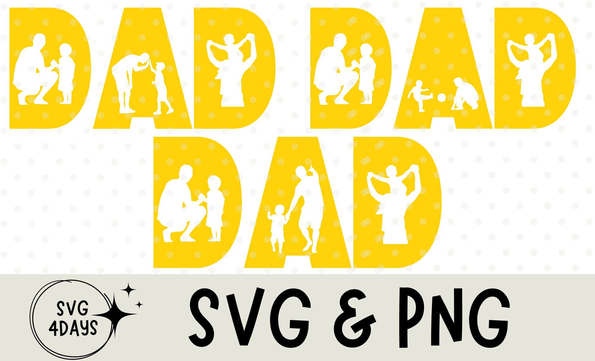 Dad SVG, Father's Day SVG, Boy Dad Svg, Dad Png, Dad Cut File, Father ...