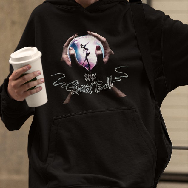 Styx Crystal Ball Album Cover Art Men's T Shirt Rock Band Concert Tour ...