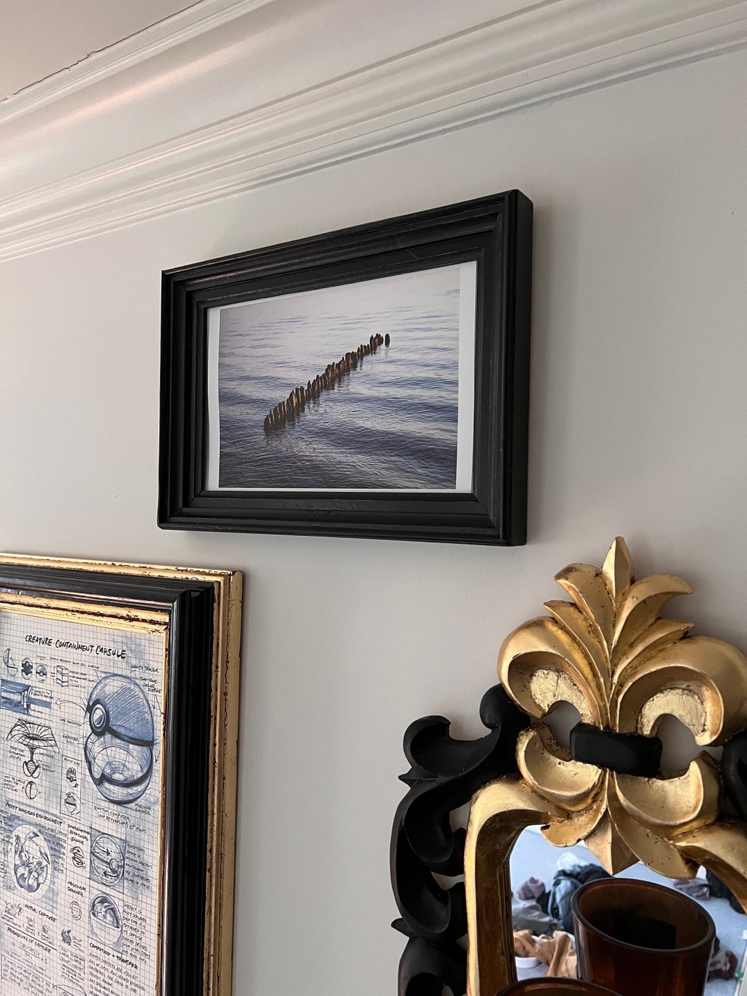 Custom Black Frame for Mirrors, Artwork, Prints, and More. - Etsy