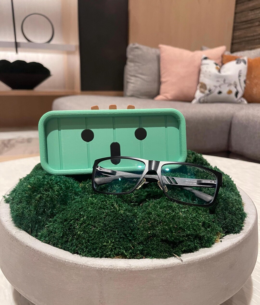 FFXIV Cactuar Eye Glasses Holder, FF14 3D Printed Glasses Accessory ...