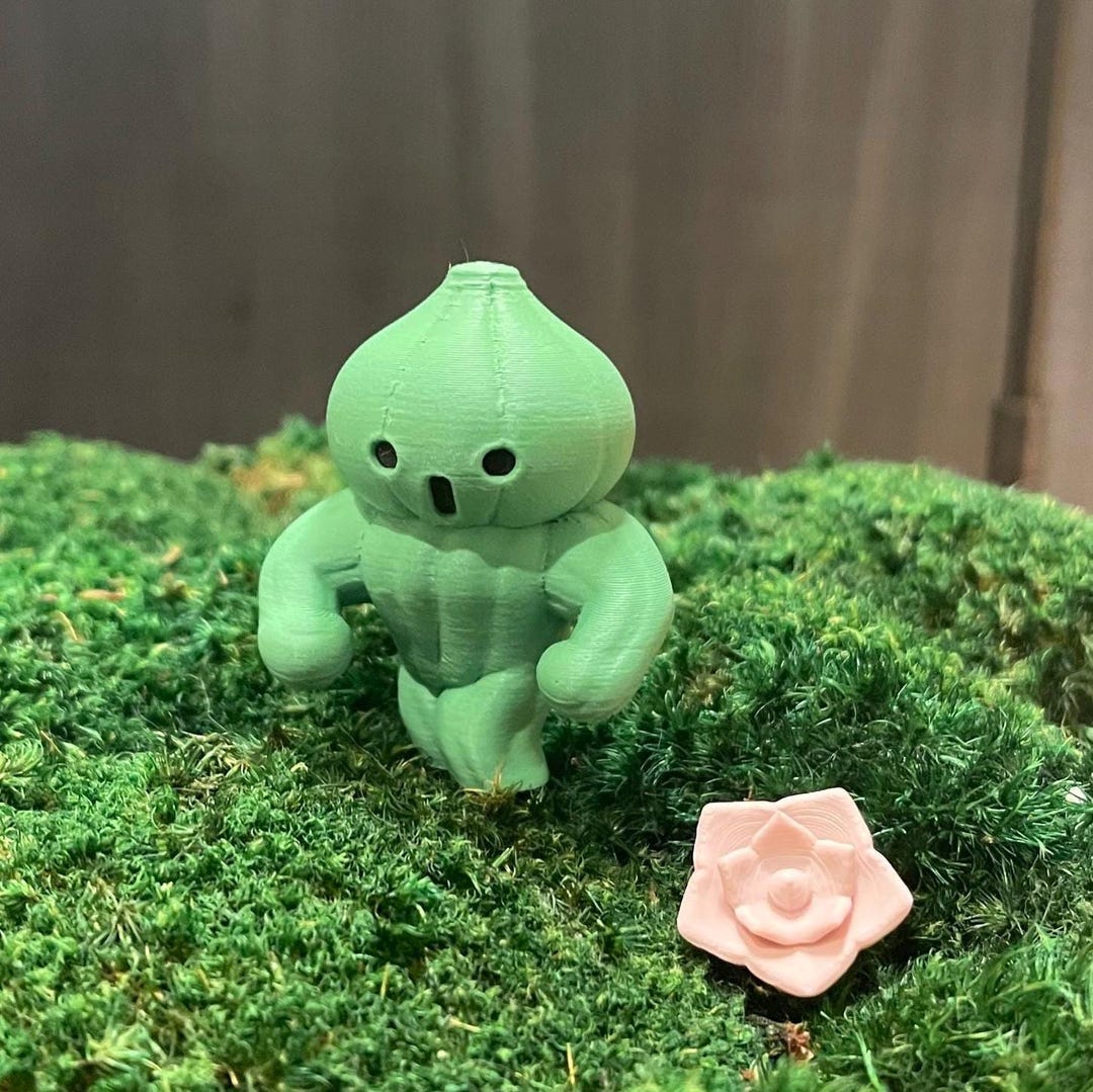 FFXIV 3D Tankardtender Minion Figurine, Dawntrail Cactuar Art Toy, Cute ...