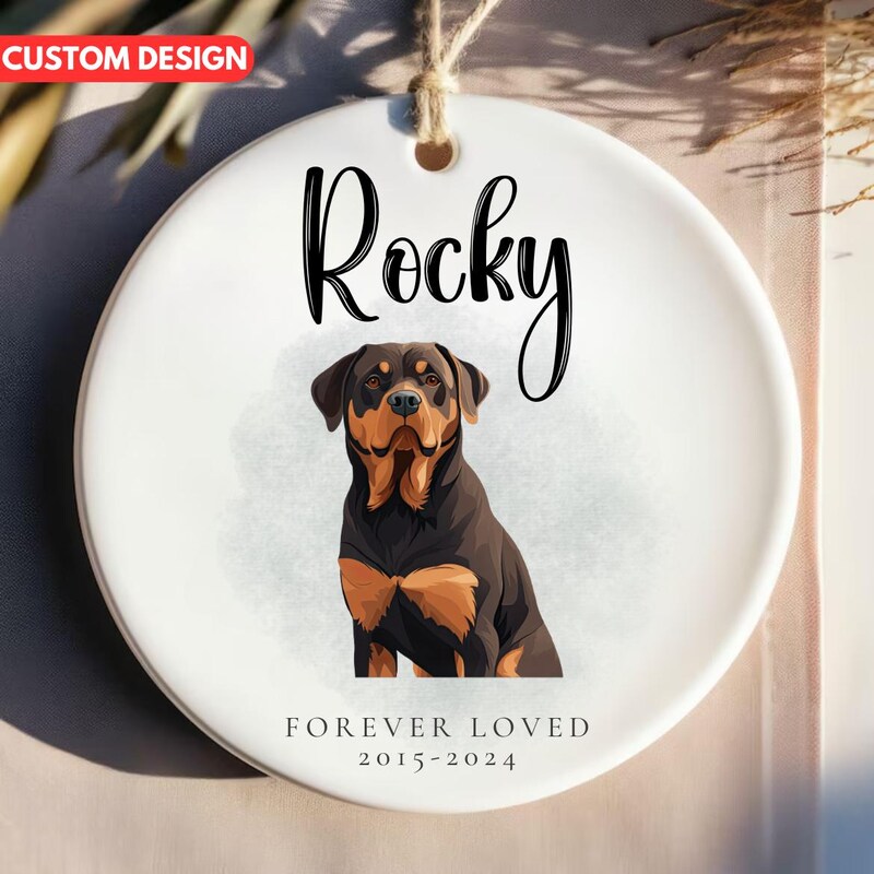 Rottweiler Memorial - Etsy