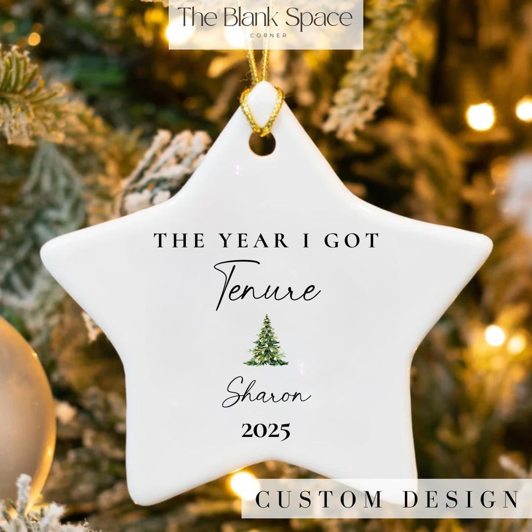 Tenure Christmas Ornament, Career Milestone Keepsake, Promotion ...