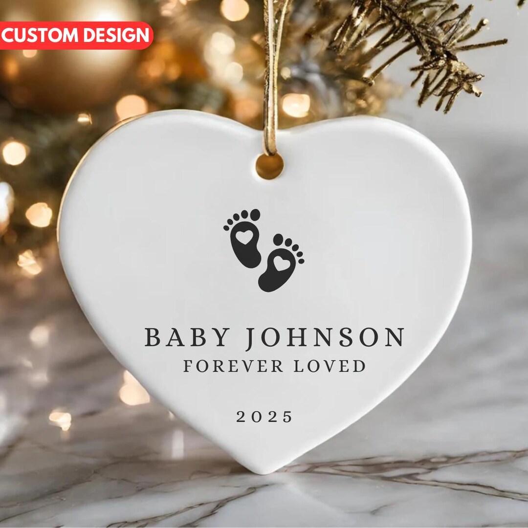 Miscarriage Custom Ornament, Miscarry Baby in the Sky Memorial Gift ...