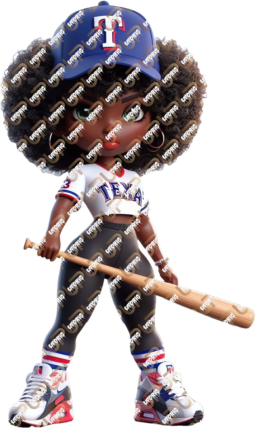 Chibi Baseball, Chibi Doll PNG, Chibi Doll Art, Chibi Doll African ...