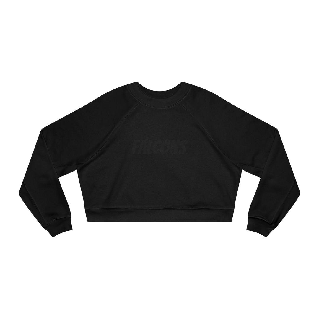 Atlanta Football Themed Women's Cropped Fleece Pullover, Falcons Crop ...