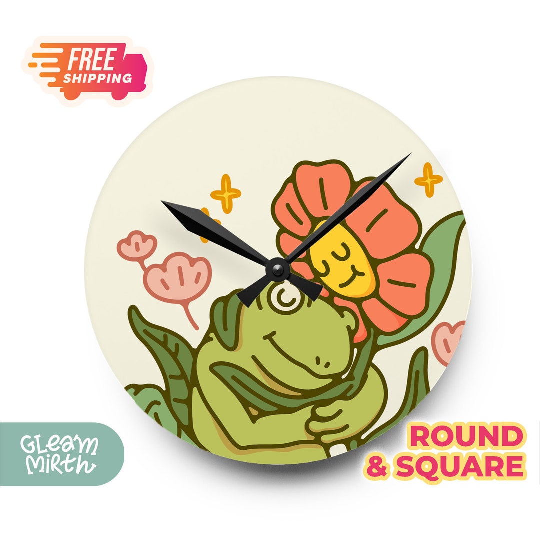 Nature Heals Wall Clock, Cottagecore Decor, Cottagecore Kitchen Wall ...