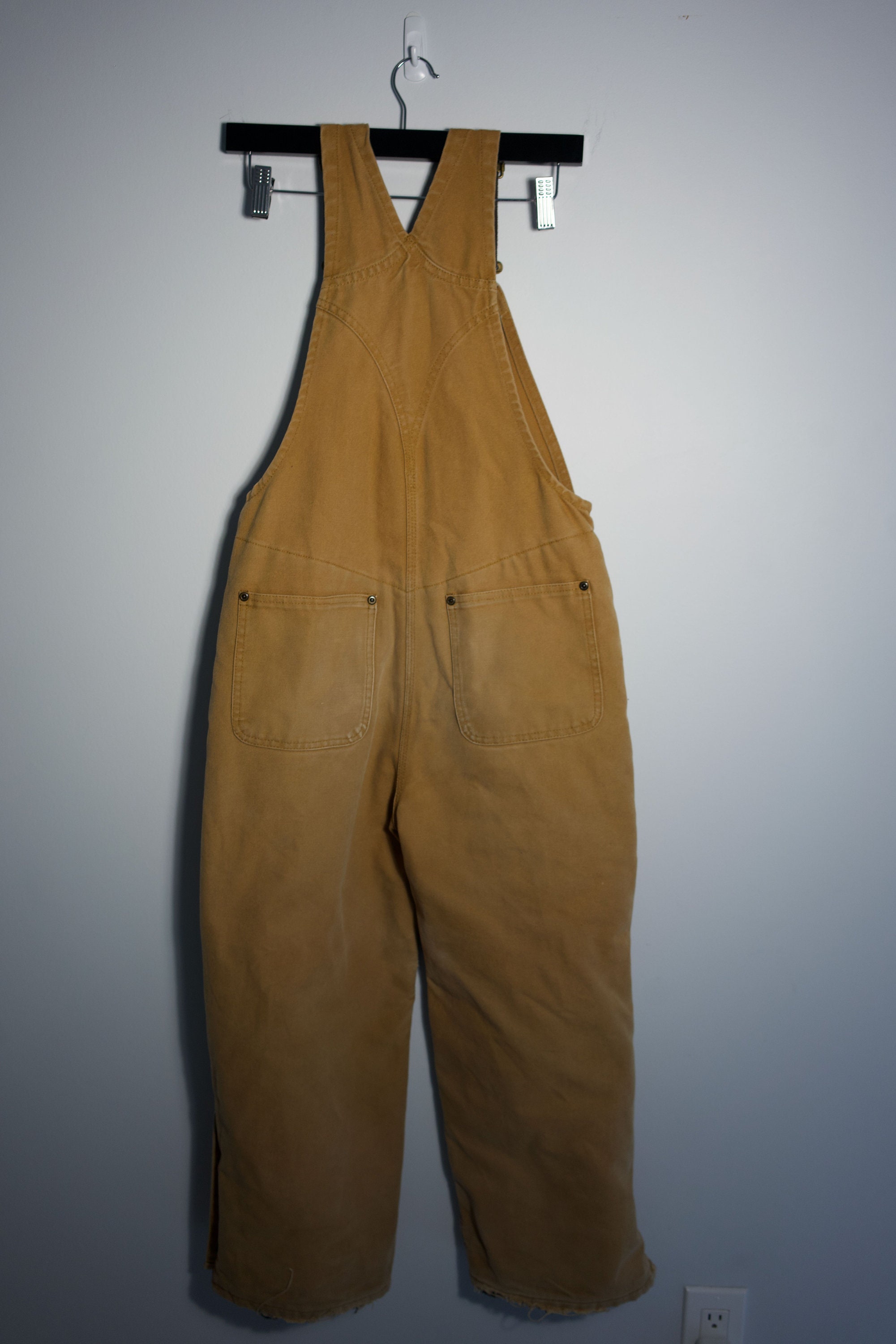Carhartt Carpenter Overalls (PADDED/LINED) / Vintage Coverall Dungarees ...