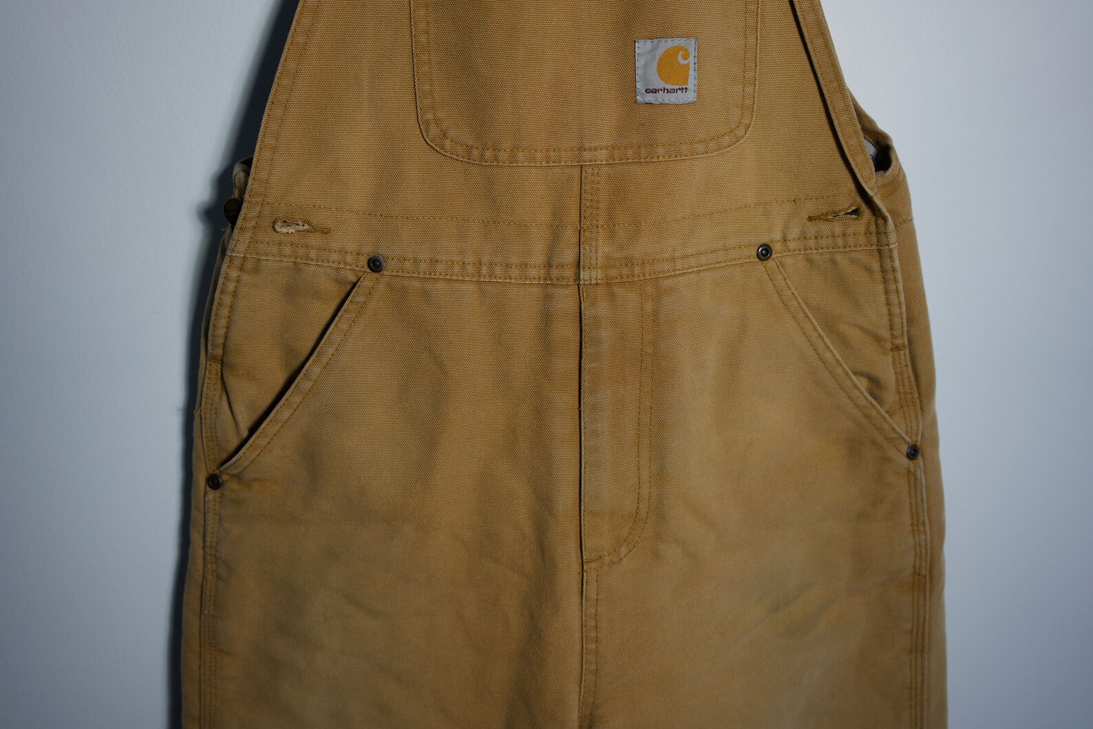 Carhartt Carpenter Overalls (PADDED/LINED) / Vintage Coverall Dungarees ...