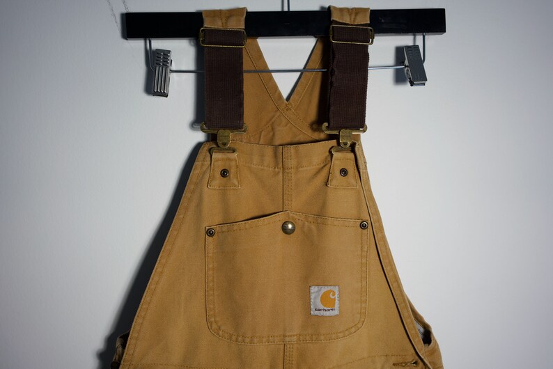 Carhartt Carpenter Overalls (PADDED/LINED) / Vintage Coverall Dungarees ...