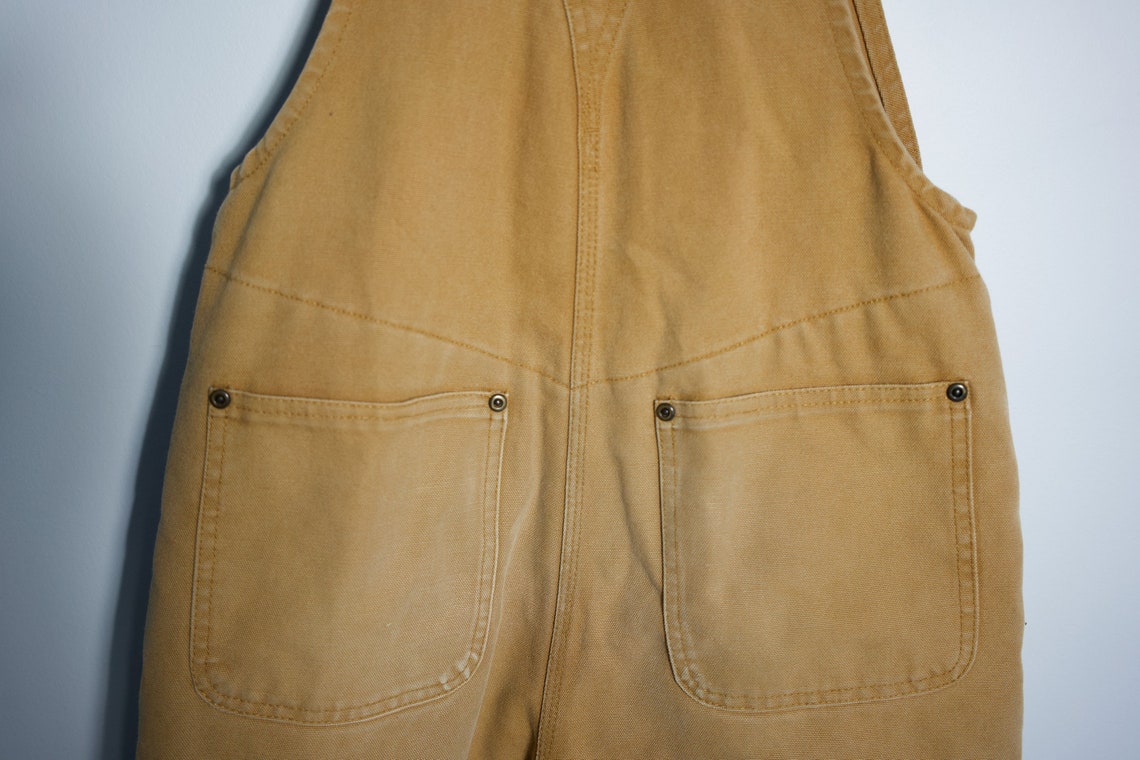 Carhartt Carpenter Overalls (PADDED/LINED) / Vintage Coverall Dungarees ...